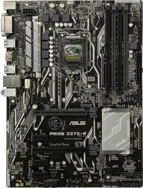 Материнская плата ASUS PRIME Z270-P - купить, цена, характеристики, отзывы